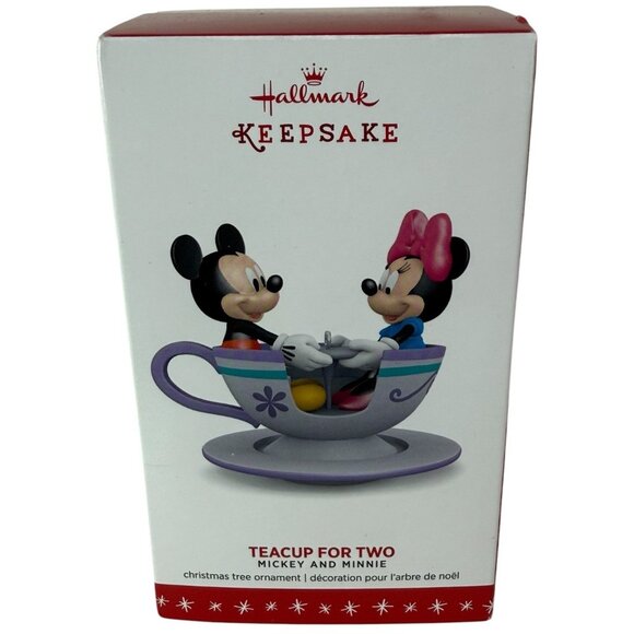 Hallmark | Holiday | Nib Teacup For Two Mickey Minnie Mouse Hallmark ...